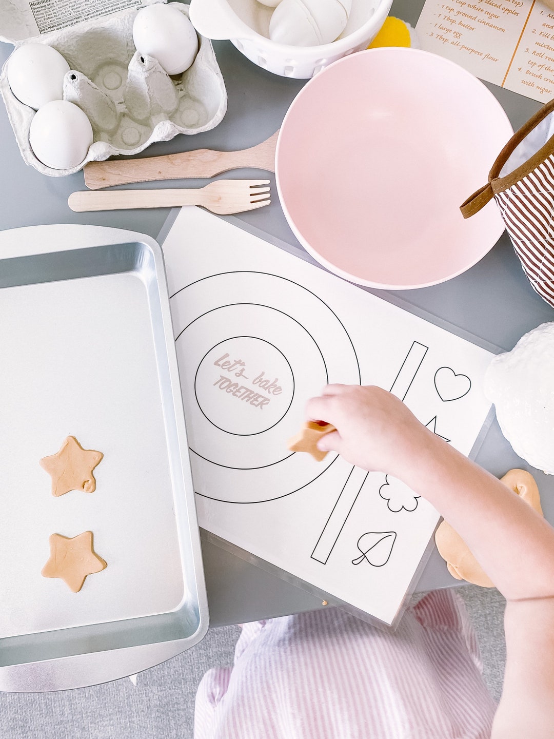 Printable Baking Mat for Kids Pretend Play or Real Baking ( Needs to Be ...