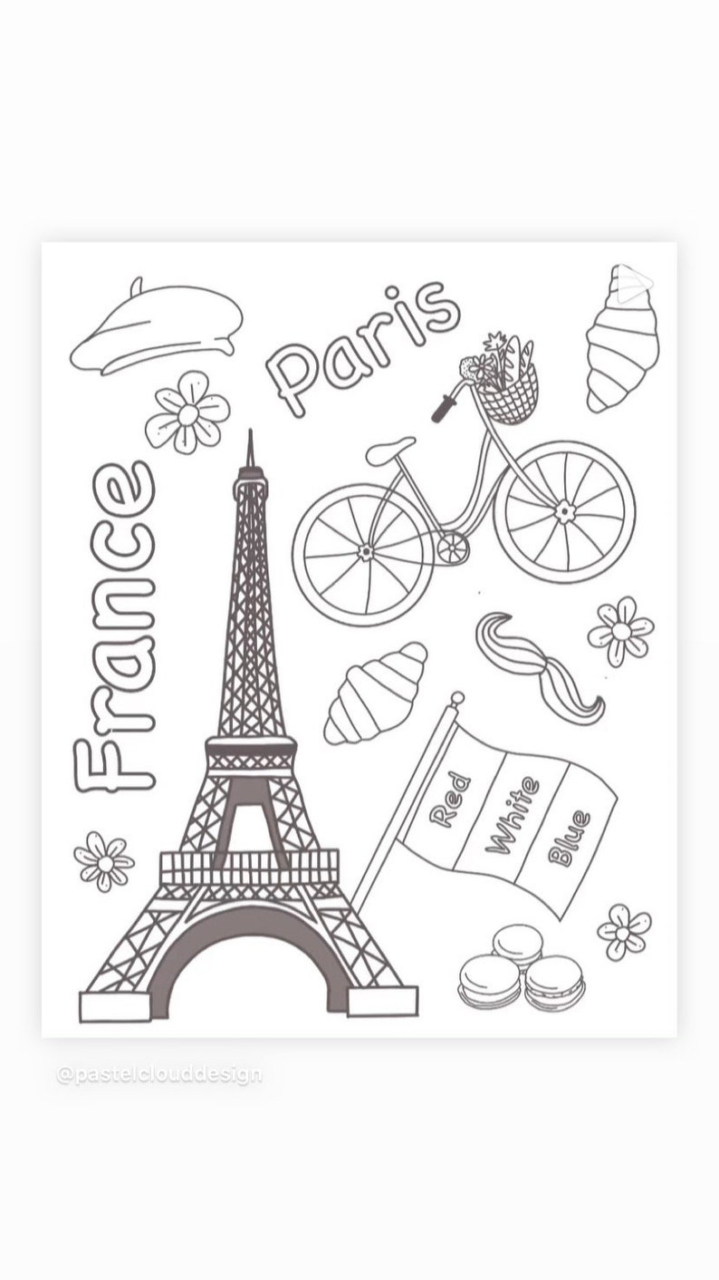 Dramatic/ Pretend Play Airplane Trip to Paris Printables for Kids ...
