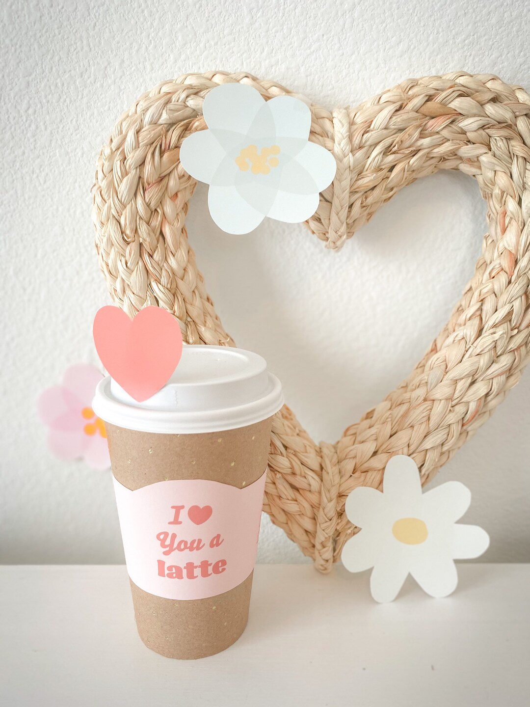 Happy Valentine's Day - Coffee Cup Sleeves for Friends, Kids ...