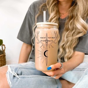 Bookish Mug Tumbler Clear 16oz Coffee Mug, Book Themed Travel Mug, Tog ...