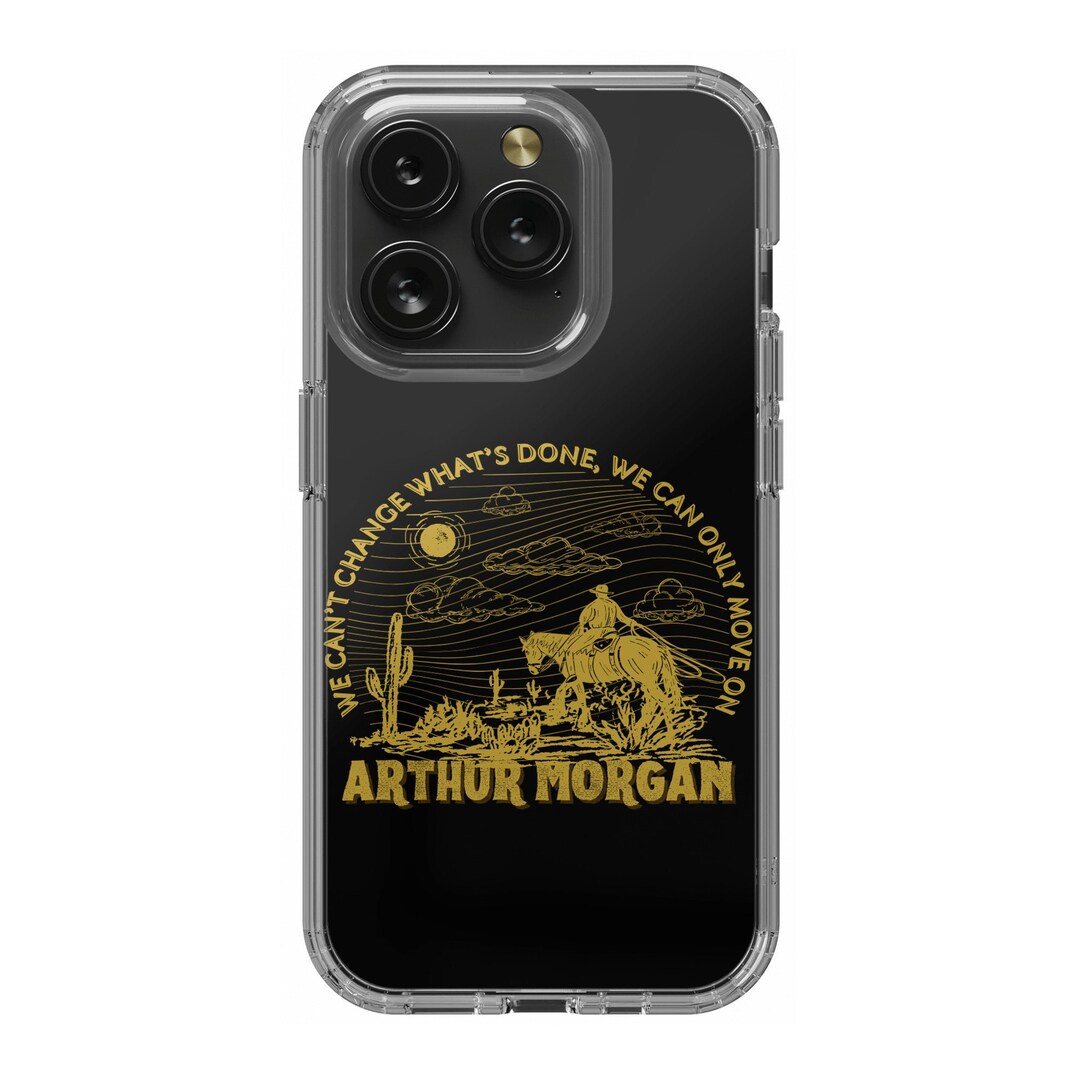 Arthur Morgan Clear iPhone 15 Pro Case, Gamer Gifts for Her, Rdr2 Video ...