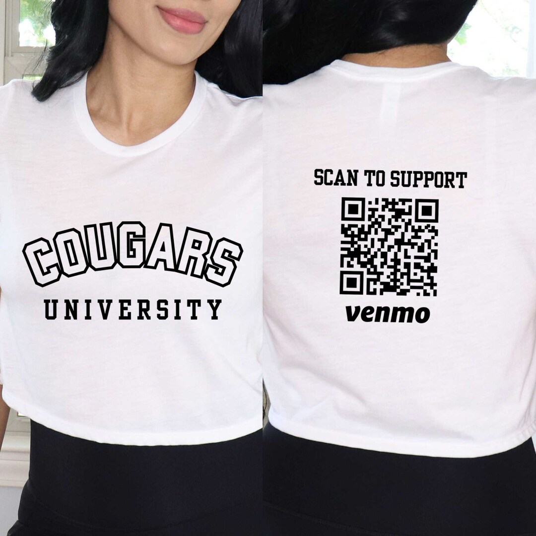 Personalized College Crop Top, Custom College Shirt, Custom Venmo Shirt ...