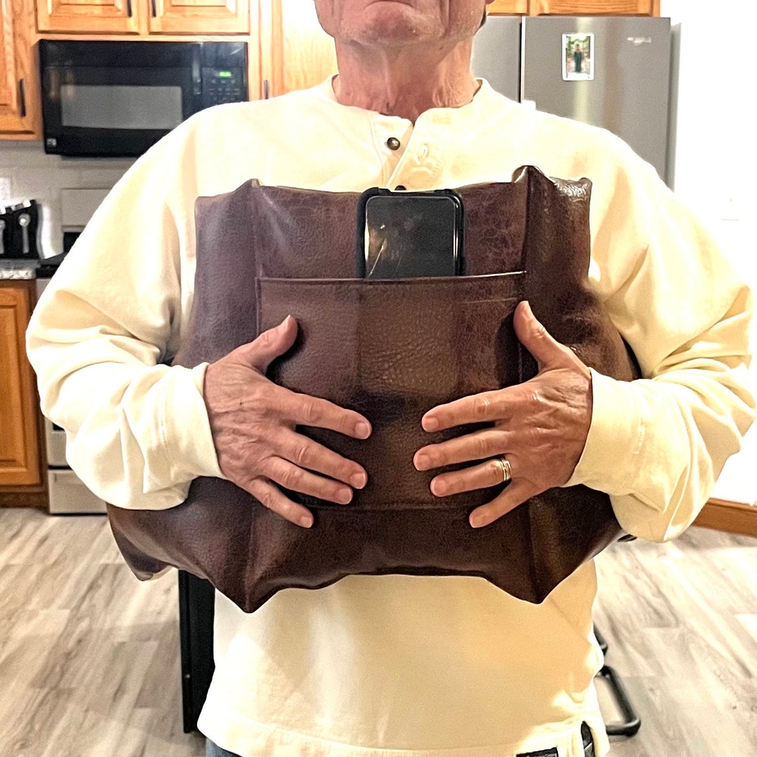 Vegan Leather Cardiac Pillow Open Heart Surgery Pillow CABG Pillow ...