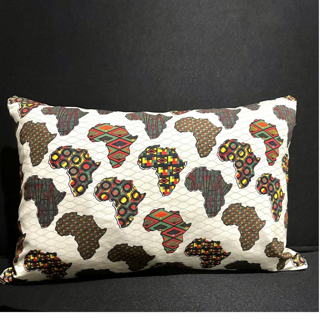 African Prints Couch Pillows, Africa Pillows, Housewarming Gift, Black ...
