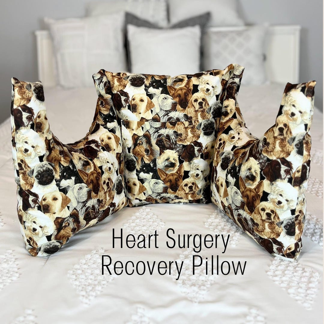 Heart Surgery Recovery Pillow Cardiac Pillow Gift Bypass Surgery CABG ...