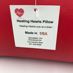 Personalizable Heart Surgery Pillow Gift Heart Warrior Gift Cardiac ...