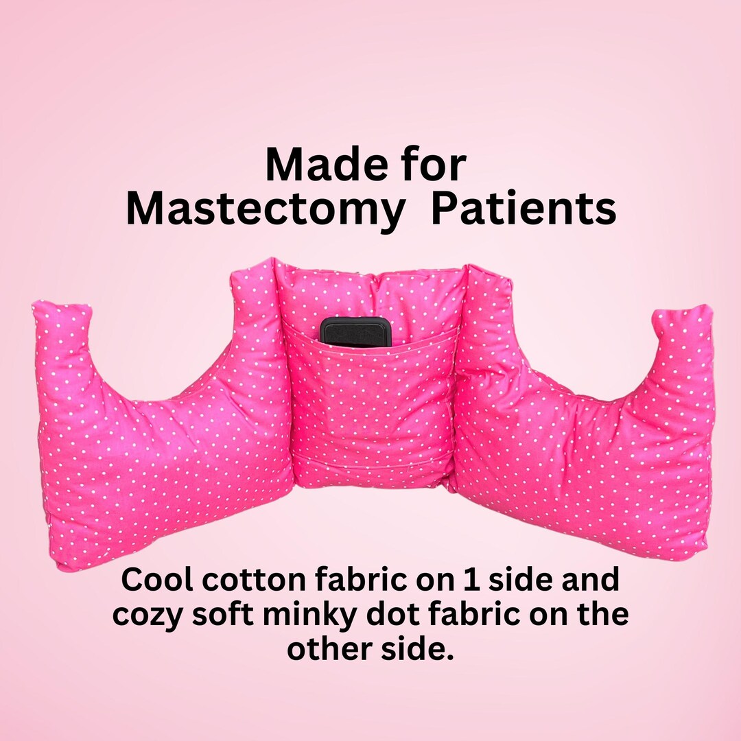 Mastectomy Pillow Lumpectomy Pillow Post Surgery Pink Breast ...