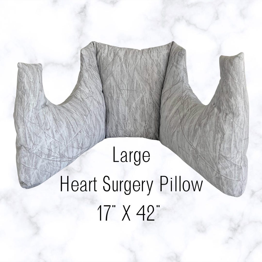 LARGE Open Heart Surgery Pillow Wrap Around Cardiac Pillow for Heart ...