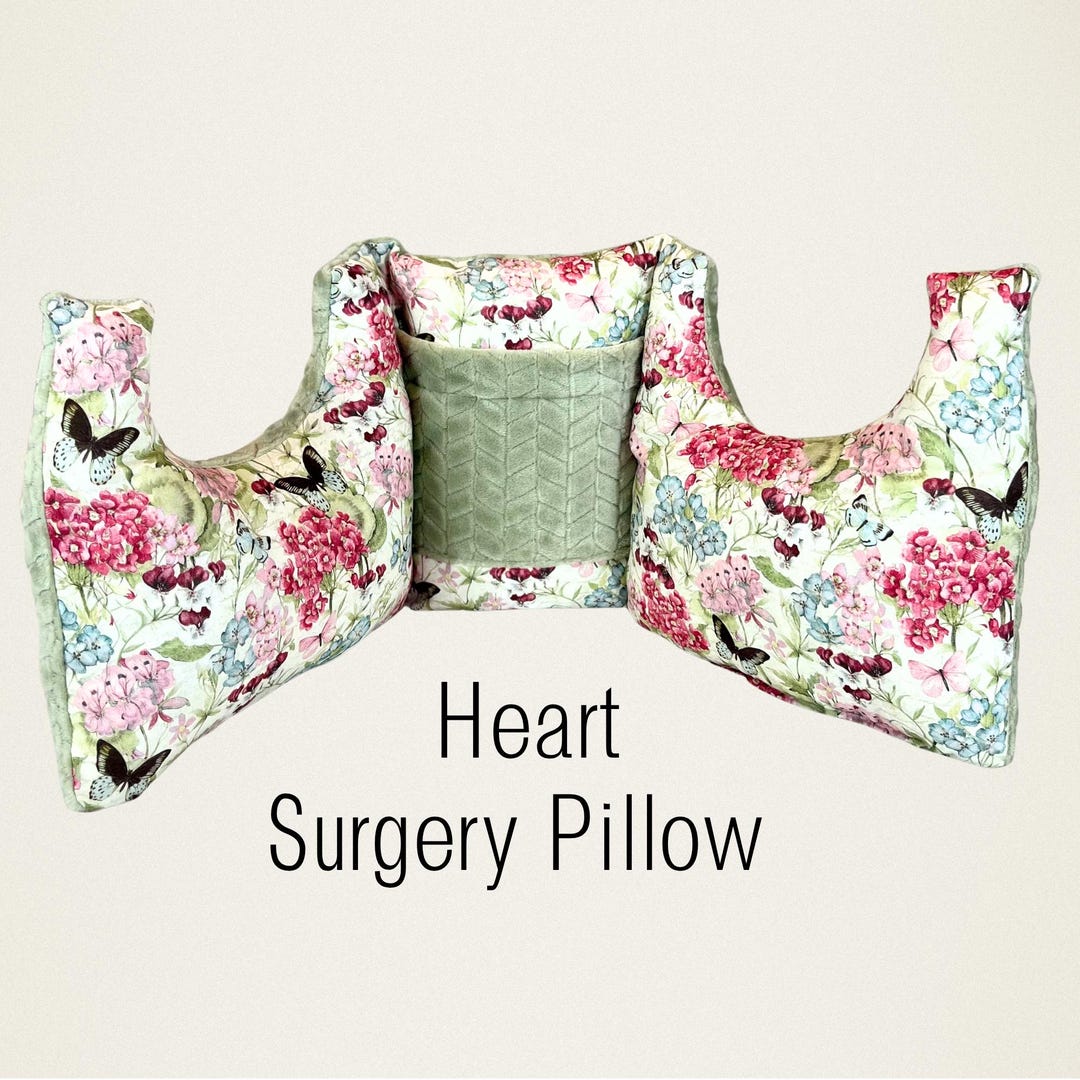 Heart Surgery Pillow Cardiac Surgery Heart Pillow Post Surgery Gift ...