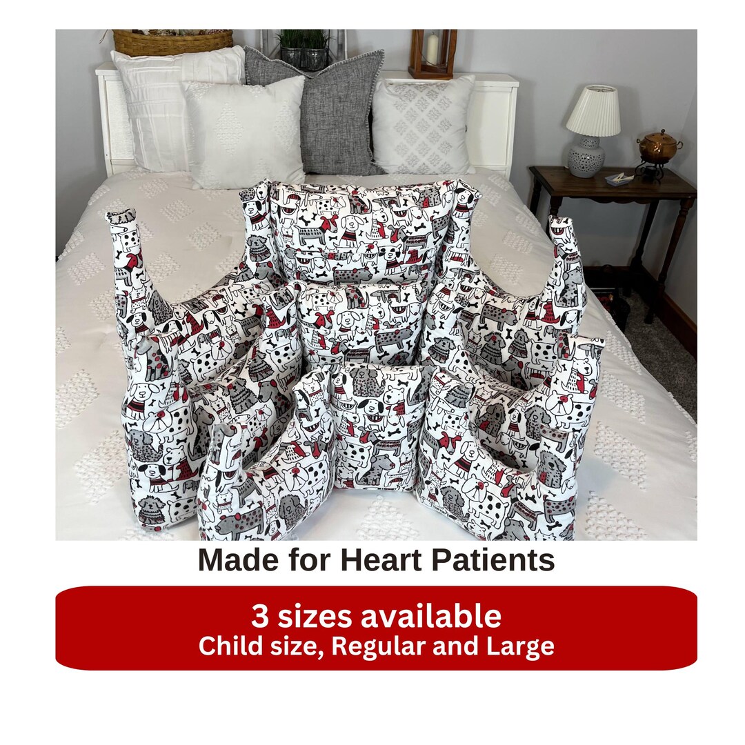 Open Heart Surgery Pillow Wrap Around Cardiac Pillow Heart Patient Gift ...