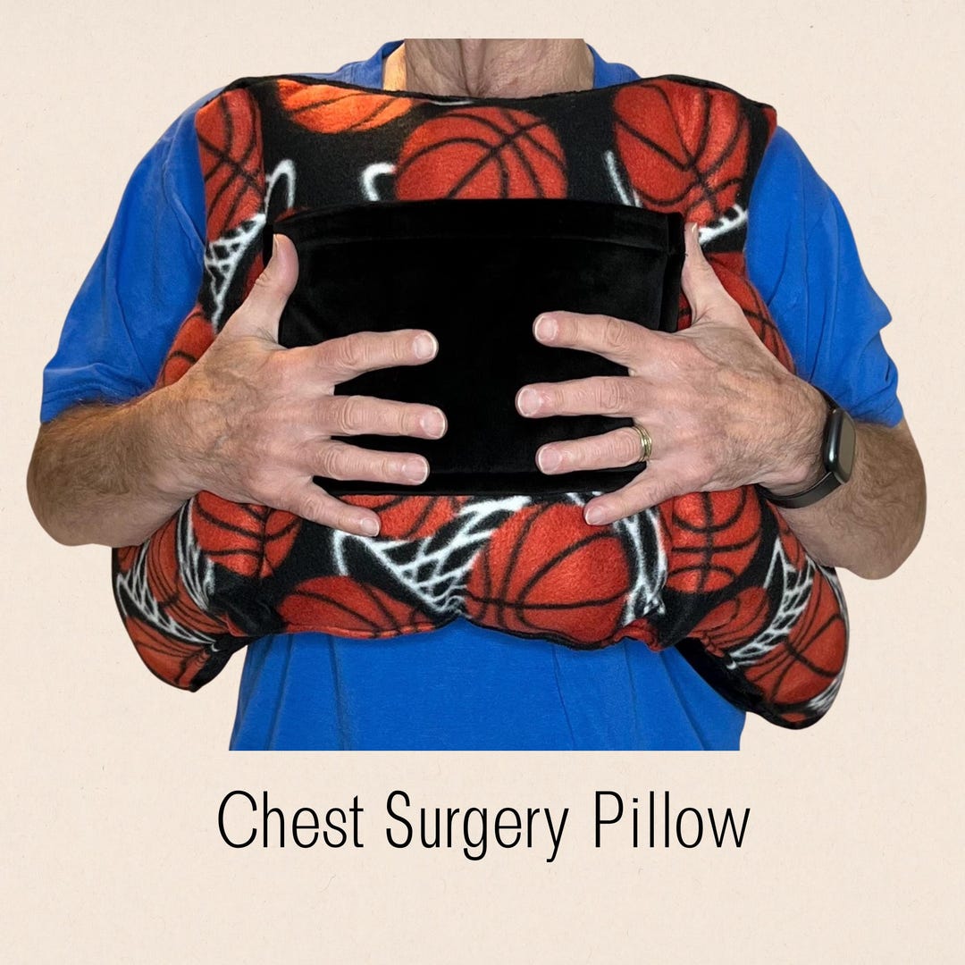 Mens Chest Surgery Pillow Mens Mastectomy Surgery Pillow Breast Cancer ...