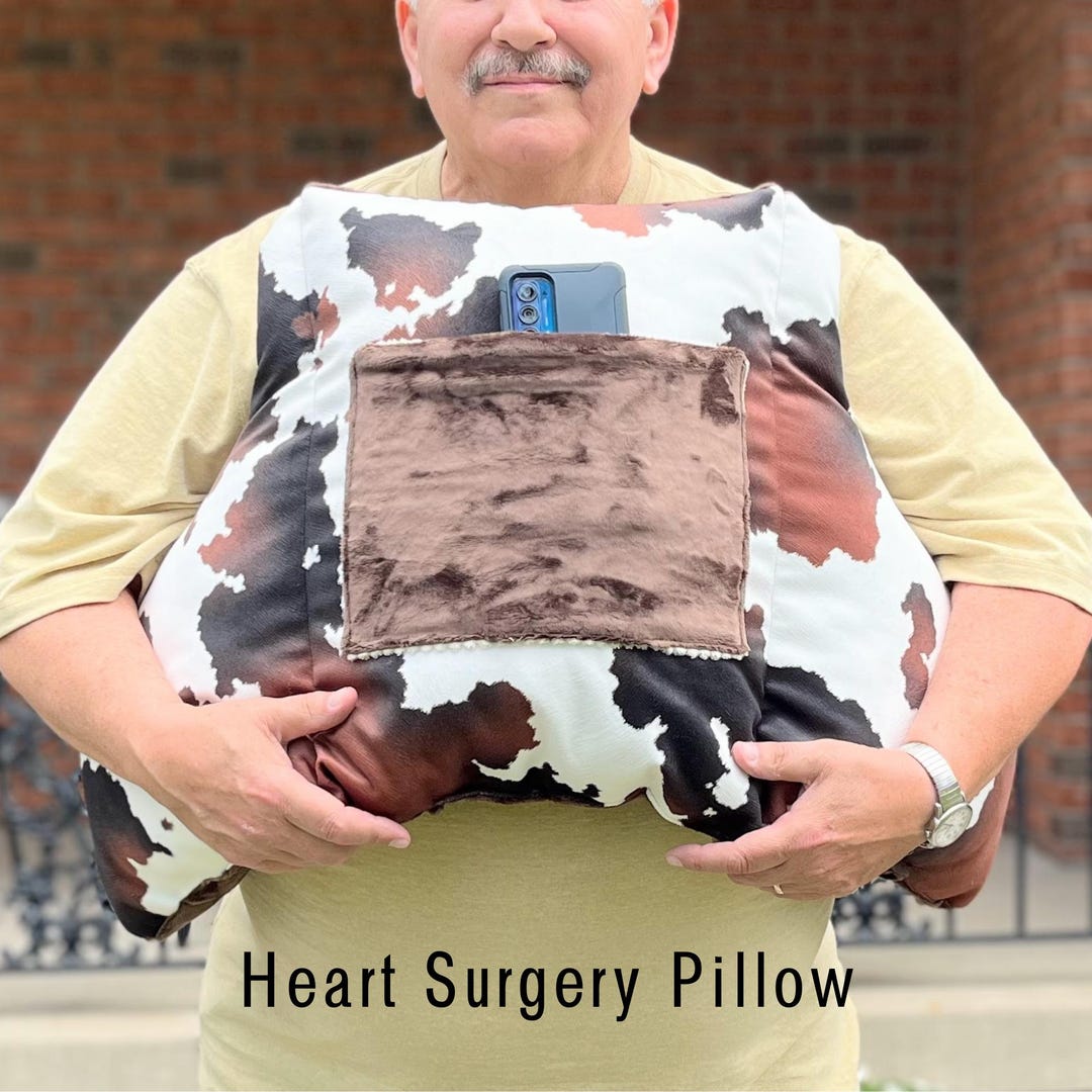 LARGE Heart Surgery Pillow Cardiac Cough Pillow Open Heart Surgery ...