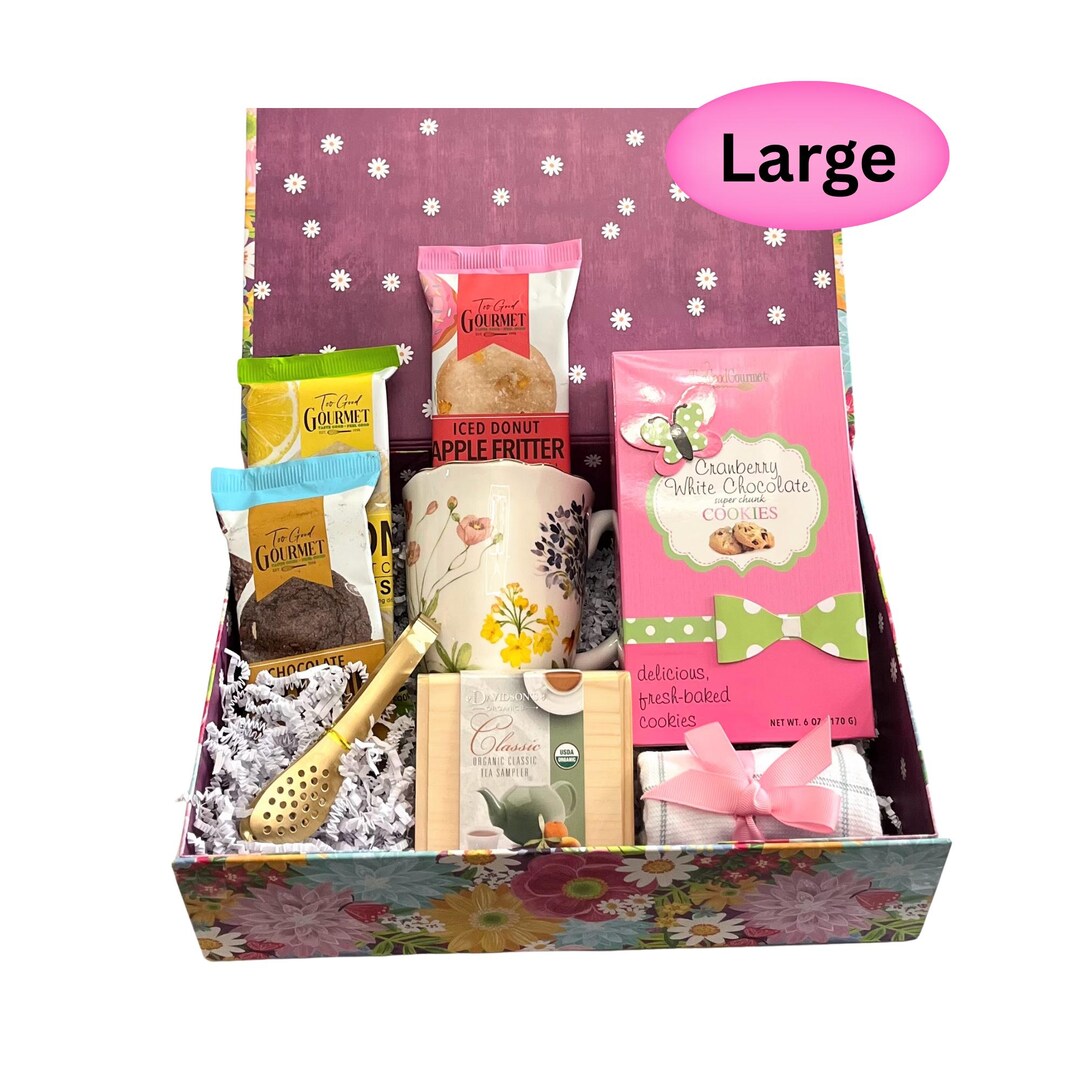Thinking of You Gift Box Cookies Tea Mug Gift for Mom Grandma Post ...