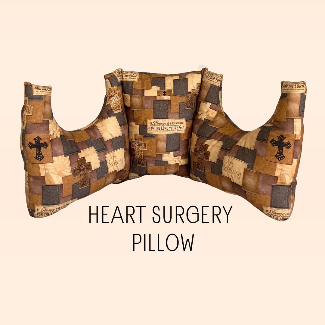 Heart Pillow After Surgery Cardiac Pillow Heart Patient Gift Bypass ...