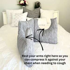 Open Heart Surgery Pillow Wrap Around Cardiac Pillow Heart Patient Gift ...