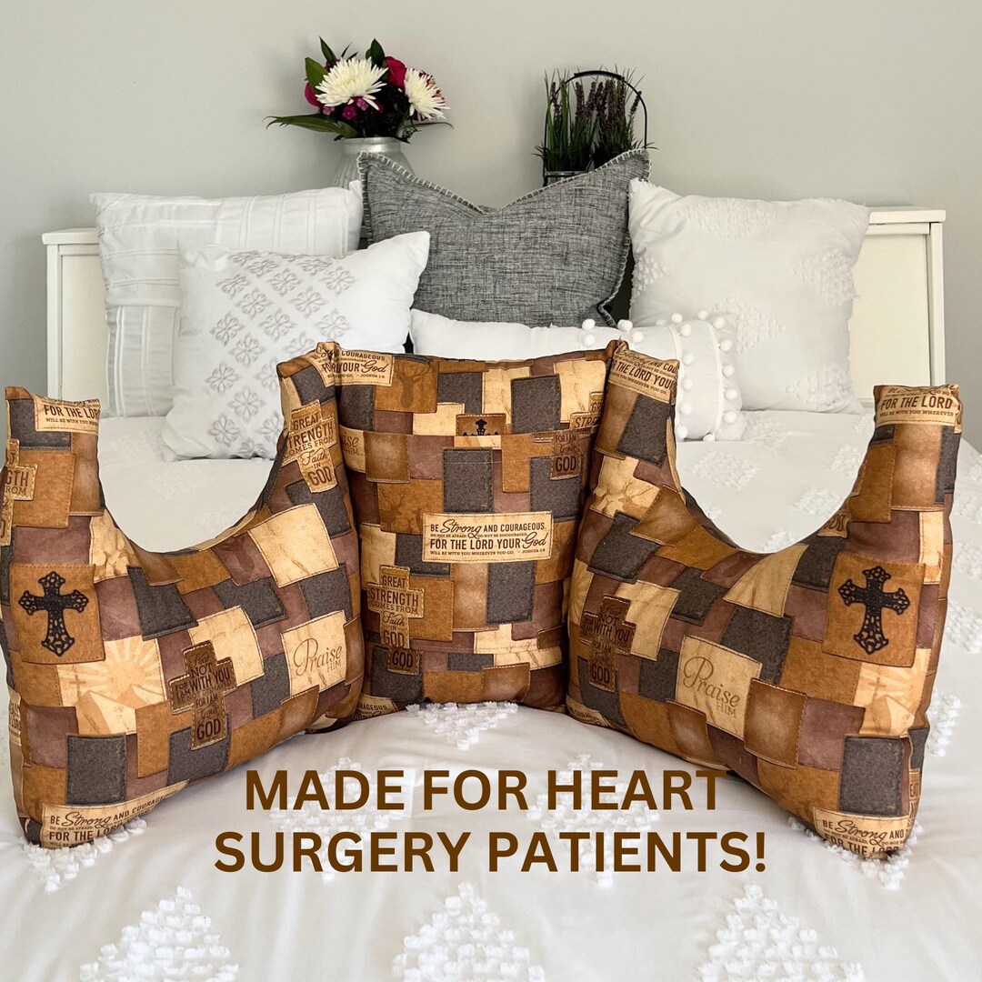 Heart Pillow After Surgery Cardiac Pillow Heart Patient Gift Bypass ...
