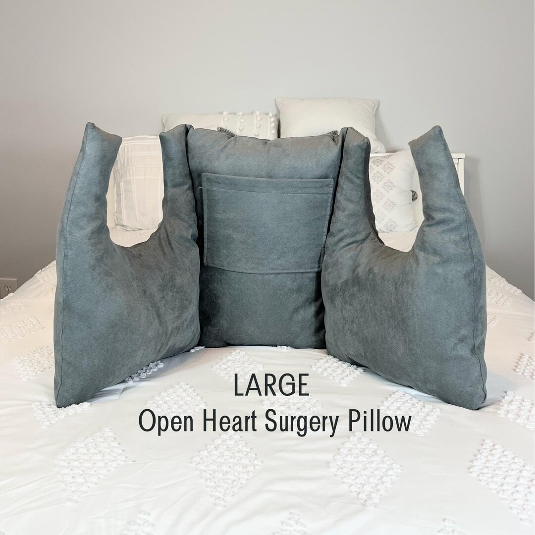 Large Open Heart Surgery Pillow for Men Chest Surgery Gift Get Well ...