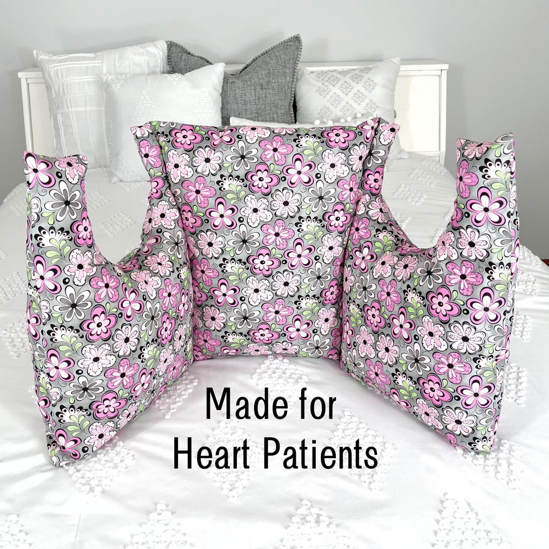 Woman's Heart Surgery Pillow Get Well Gift Ladies Open Heart Pillow for ...