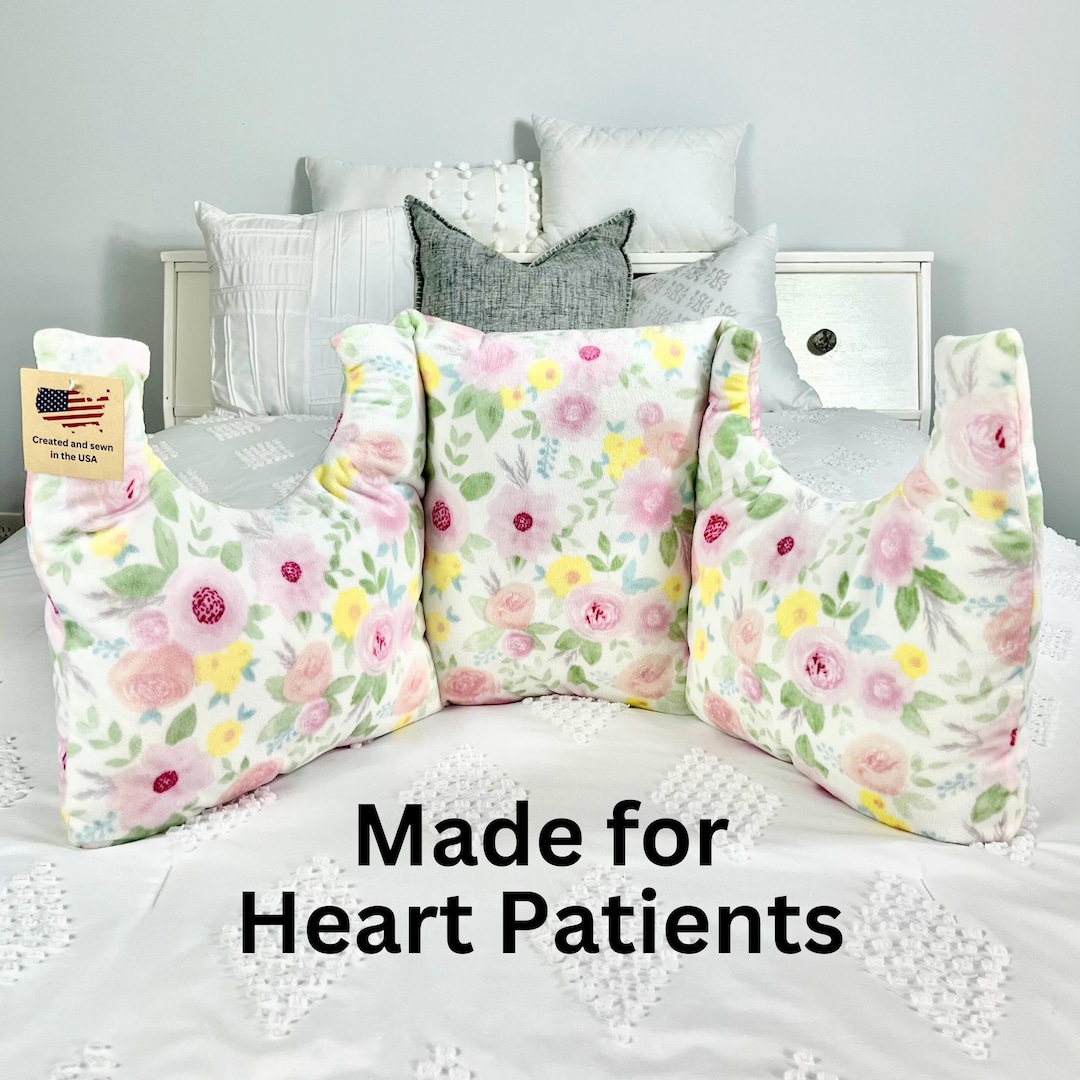 Open Heart Surgery Pillow Wrap Around Cardiac Pillow Heart Patient Gift ...