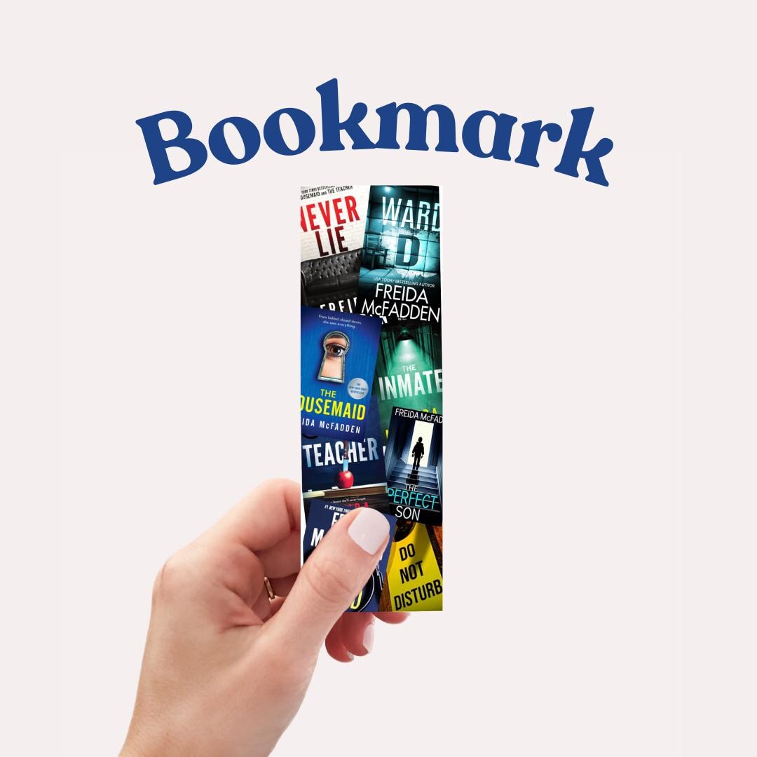 Frieda Mcfadden Thriller Bookmarks: Booktok Gift - Etsy