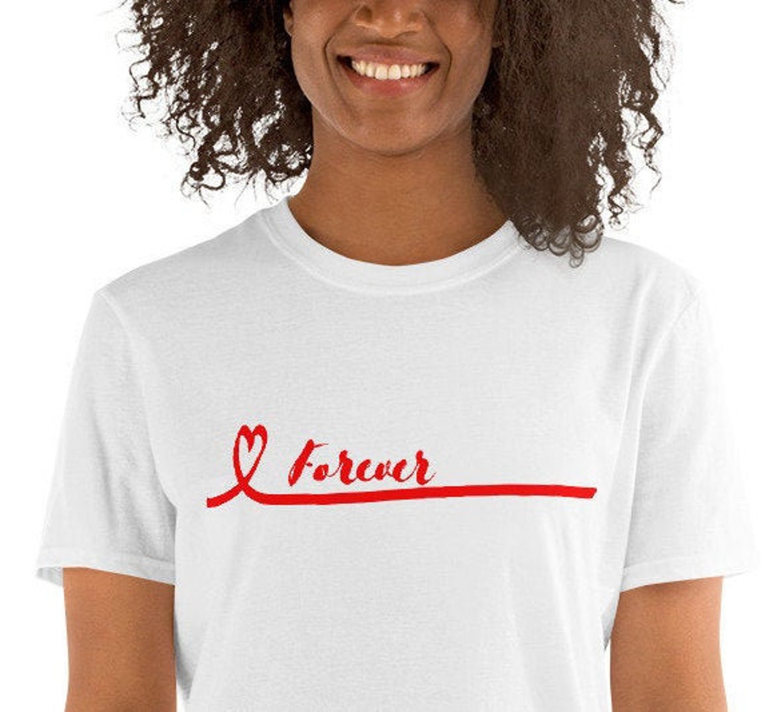 Love Forever Shirt, Heart Forever T-shirt, Valentine's Gift, Valentines ...