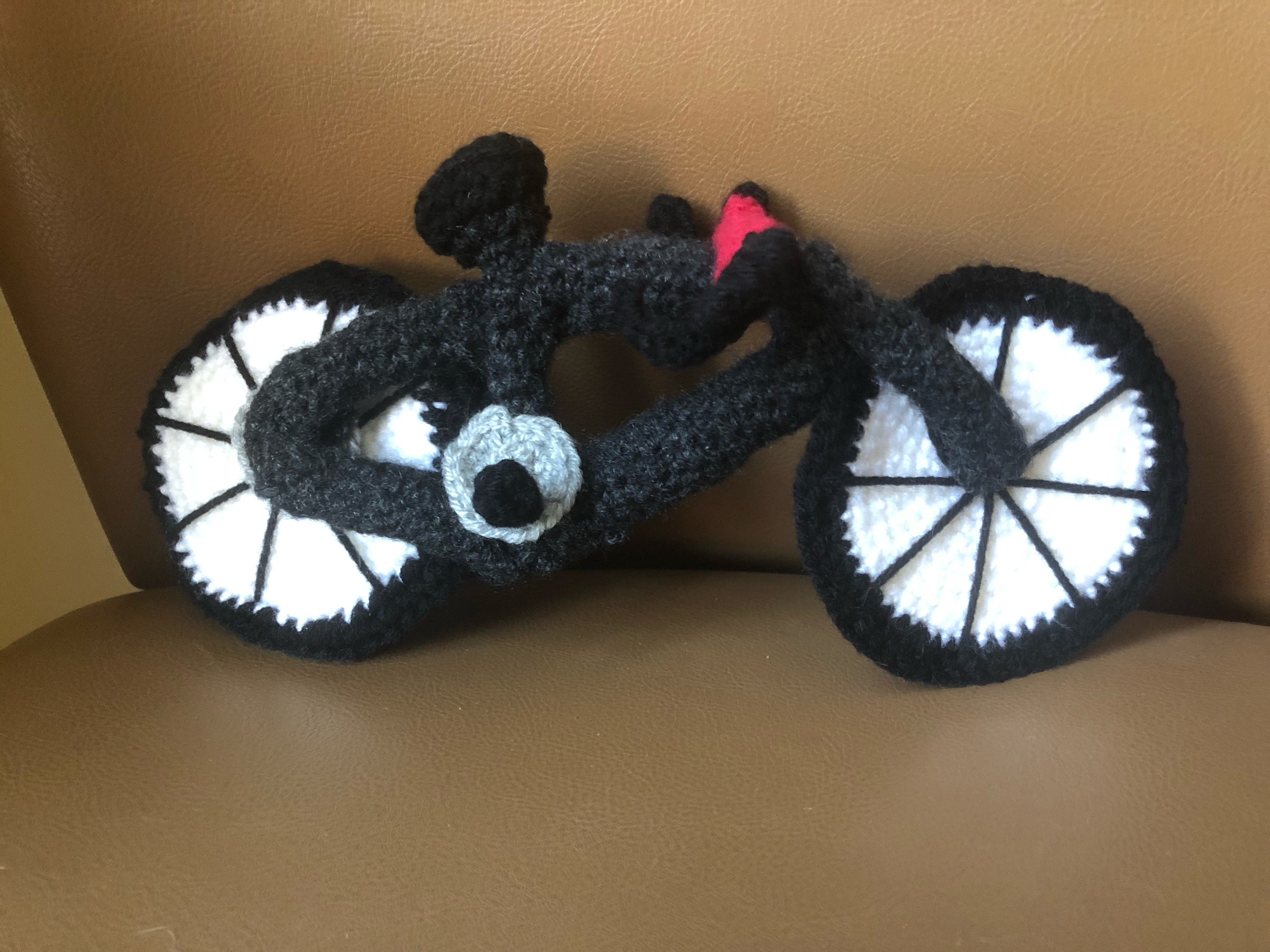 Personalized Crochet Cyclist Doll & Bicycle Set: Handmade Custom Toy - Etsy