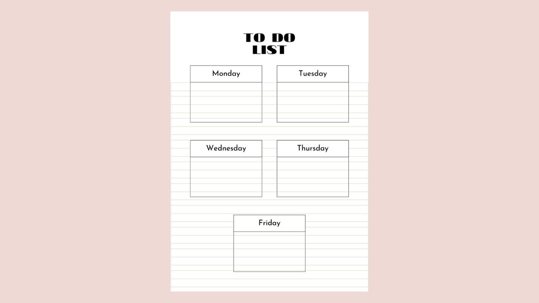 Printable Planner Cards Memo Cards, Weekly Planner - Etsy