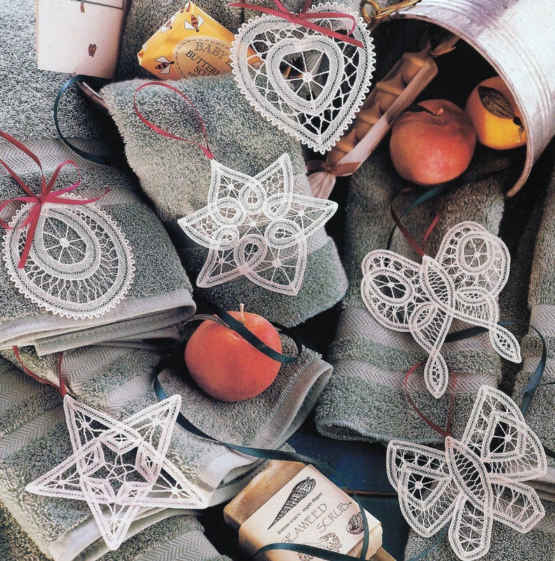 Vintage Battenberg Lace Pattern PDF Instant Download Six Ornate Lace ...