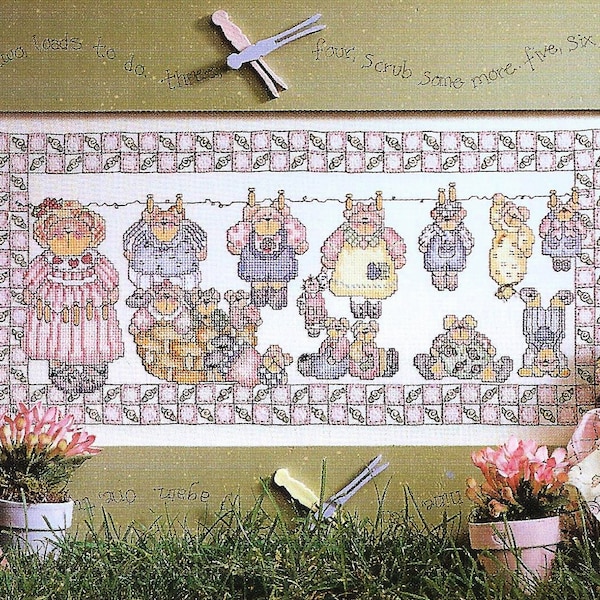 Laundry Cross Stitch - Etsy