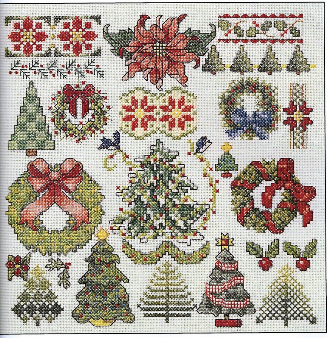 Vintage Cross Stitch Patterns PDF Instant Download Collection of ...