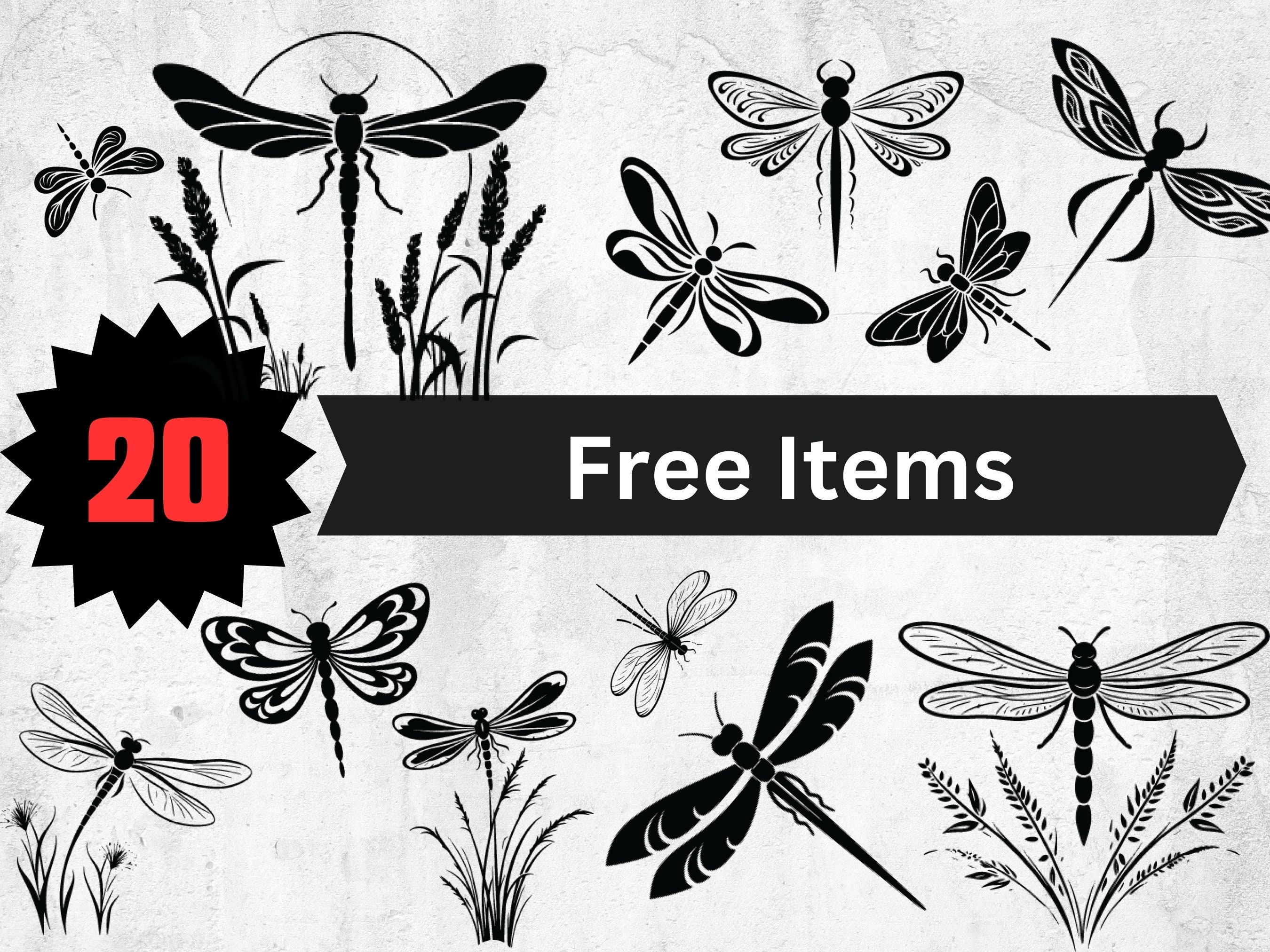 Dragonfly SVG Bundle, Dragonfly Svg, Dragonfly Clipart, Dragonfly ...