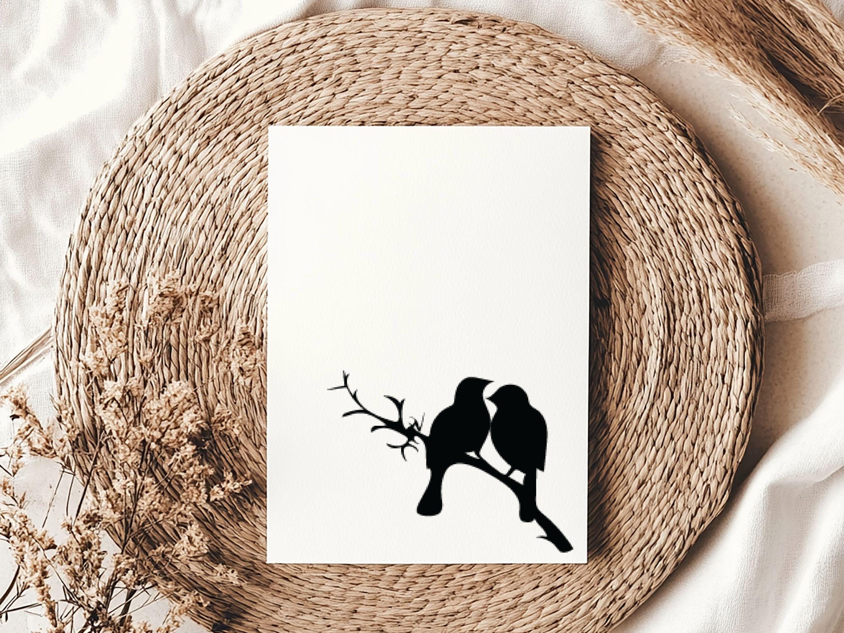 Birds on Branch SVG Bundle, Bird on Branches Svg, Bird Silhouette, Bird ...