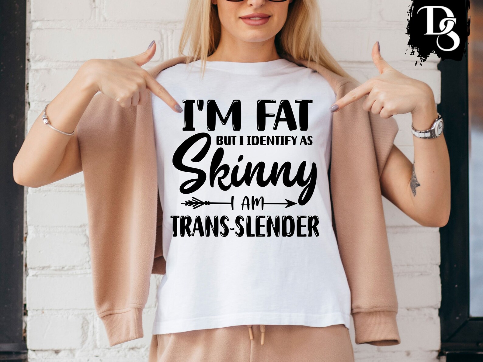 I'm Fat but I Identify as Skinny SVG PNG PDF, Snarky Quote Svg, Sarcastic Svg, Funny Shirt Svg ...