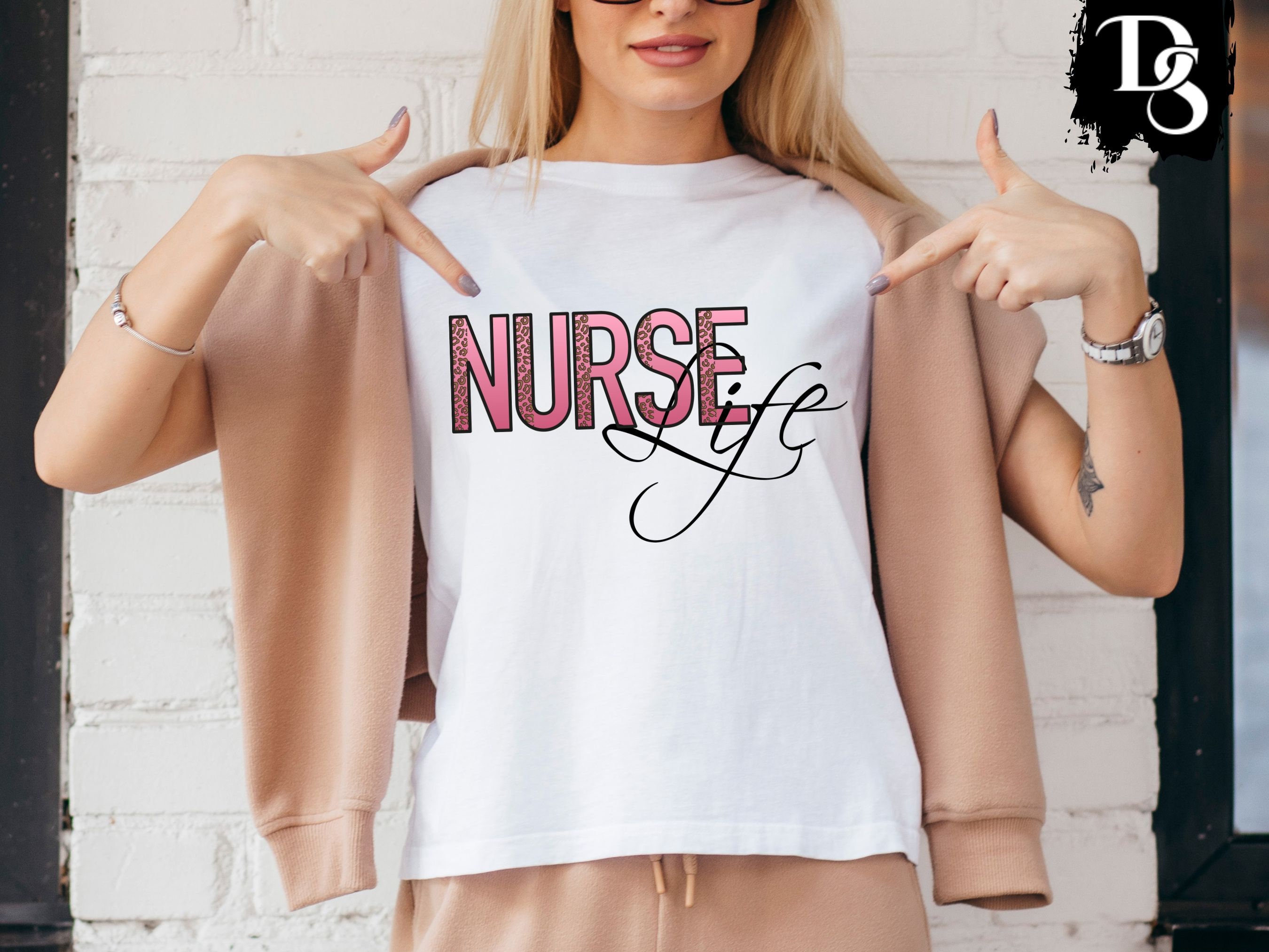 Nurse Life SVG, Half Leopard Nurse, Nursing Life, CNA Svg, Nurse Svg ...