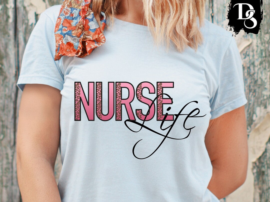 Nurse Life SVG, Half Leopard Nurse, Nursing Life, CNA Svg, Nurse Svg ...