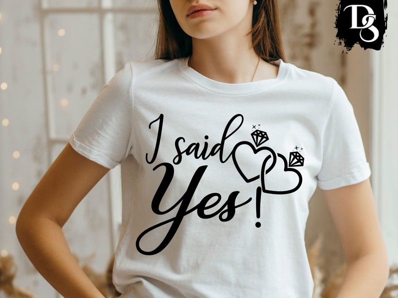 I Said Yes SVG, Bride Tribe SVG File, Wedding Decal Cutting File ...