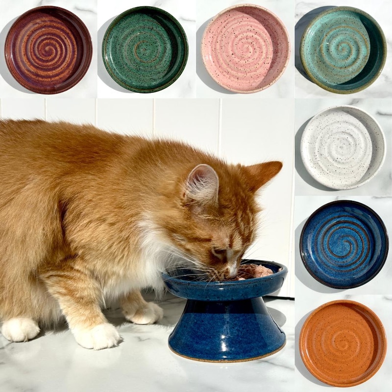 Pink Pedestal Plates - Etsy