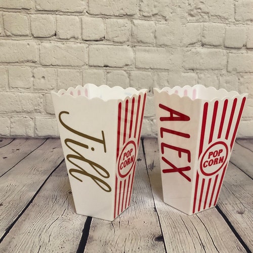 Personalized Popcorn Bucket Custom Family Gift Personalized | Etsy