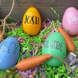 Personalized Easter Egg Set | Personalized Eggs | Kids Easter Eggs ...