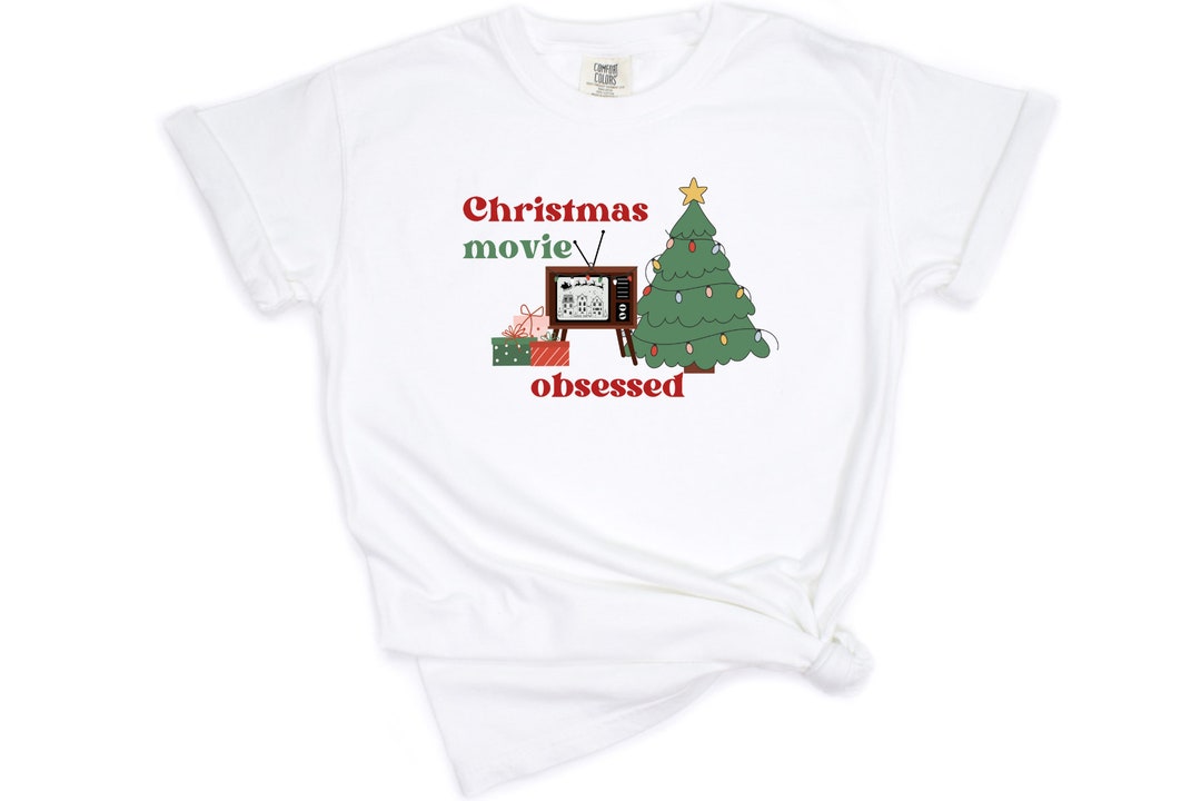 Christmas Movie Obsessed Shirt | Custom Cute Christmas Holiday Shirt ...