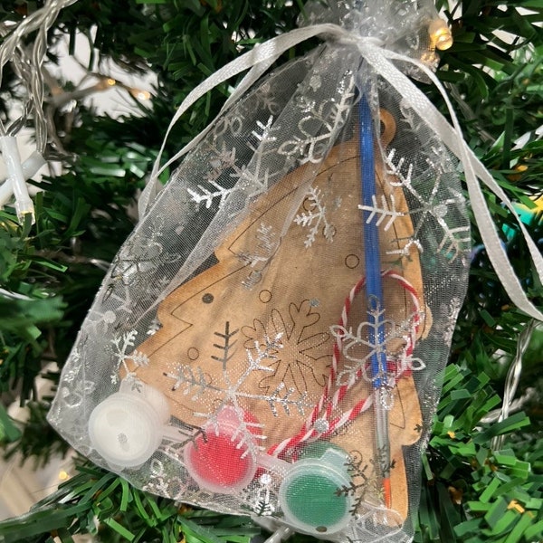 Paint Your Own Ornament Kit - Etsy