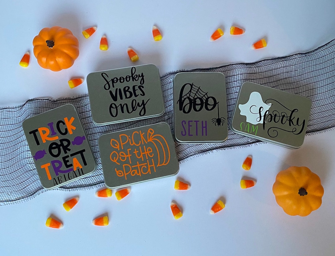 Halloween Gift Card Box | Personalized Gift Card Tin | Gift Box ...