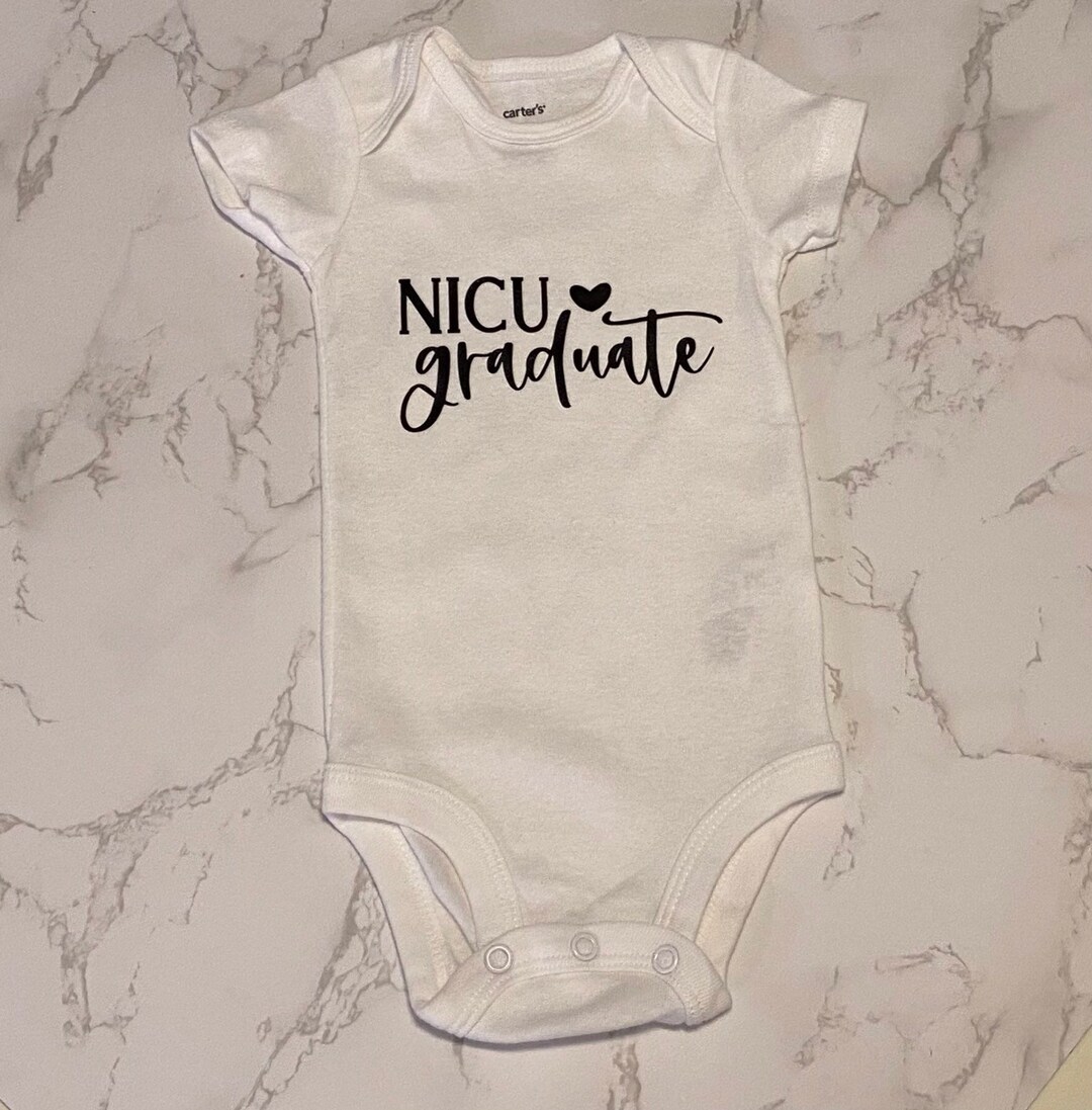 NICU Graduate Baby Bodysuit Custom | Baby Outfit | Cute NICU, Preemie ...