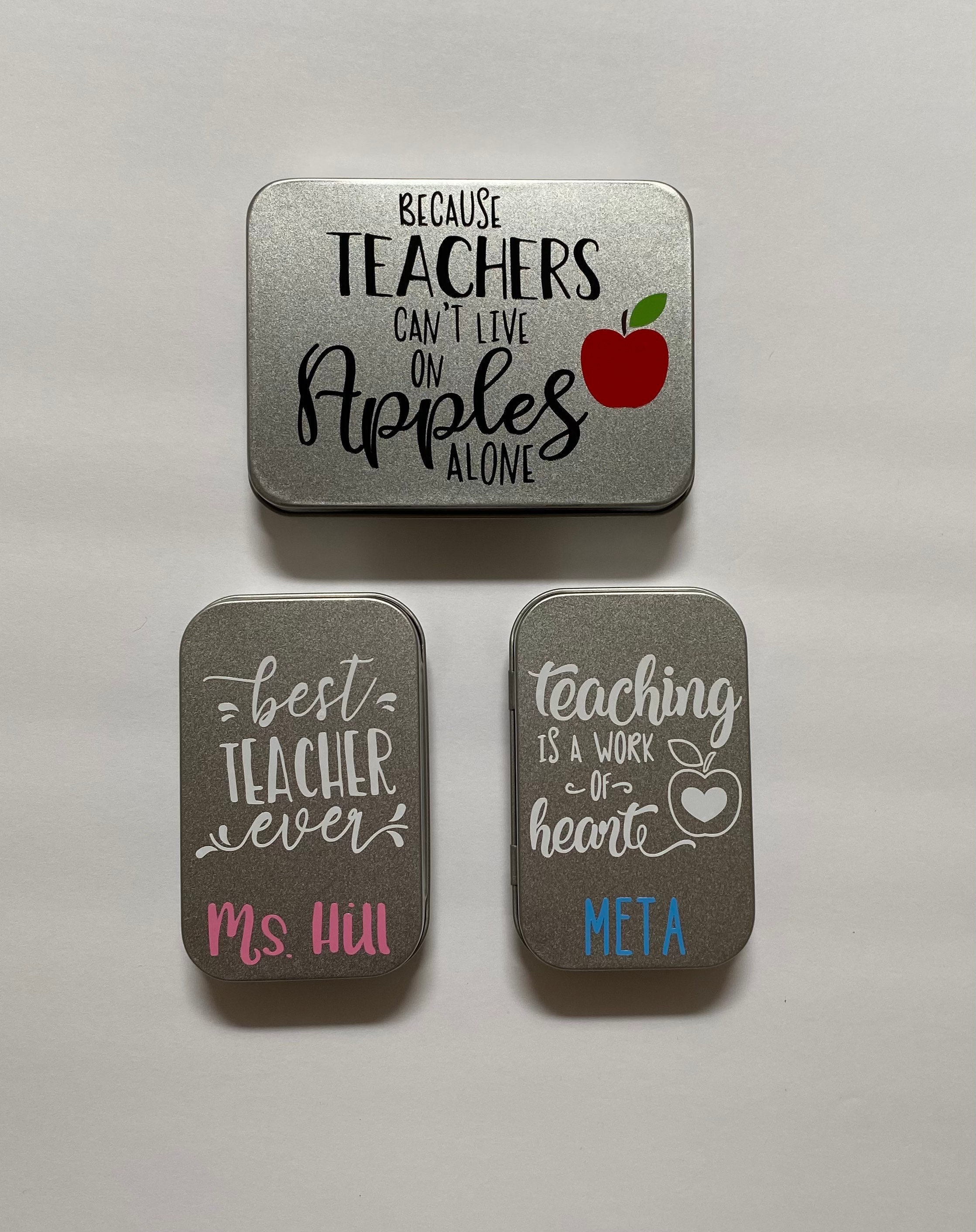 Teacher Gift Card Box | Gift Card Tin | Gift Box | Teacher Appreciation ...