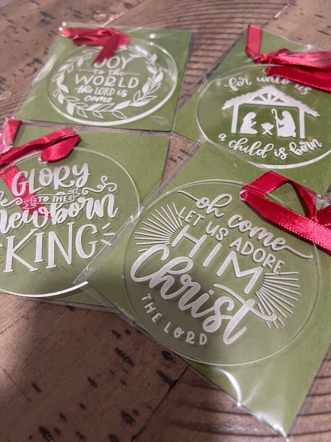 Christmas Nativity Ornament | Christian Christmas Ornament | Christmas ...