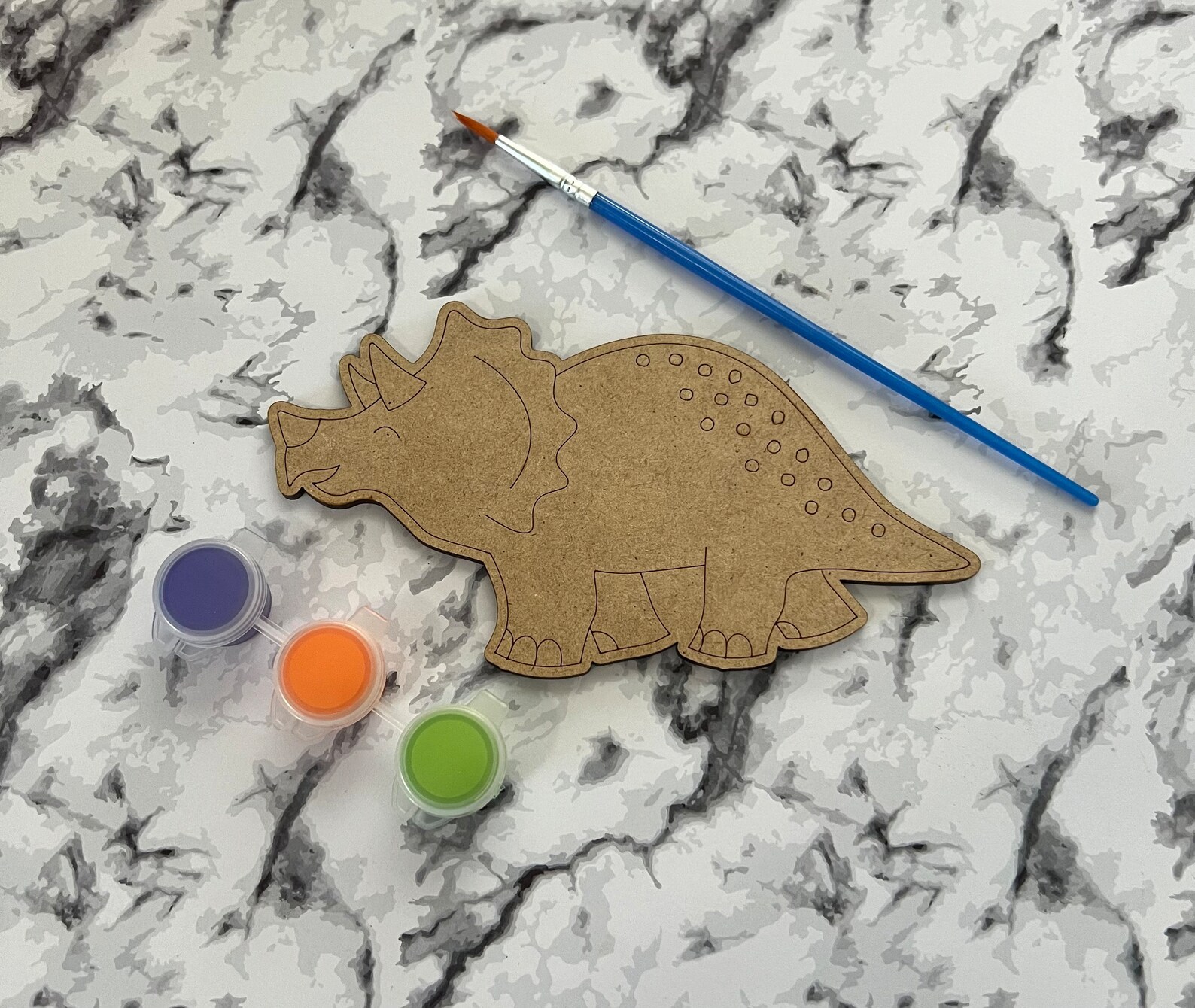 Dinosaurs Paint Kit | Kids DIY Paint Craft Kit | Dinosaur Themed Party ...