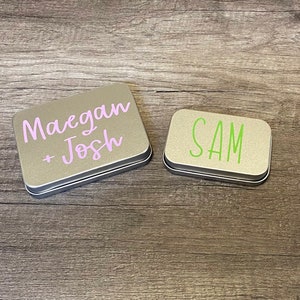 Gift Card Box | Personalized Gift Card Tin | Gift Box | Custom Gift ...