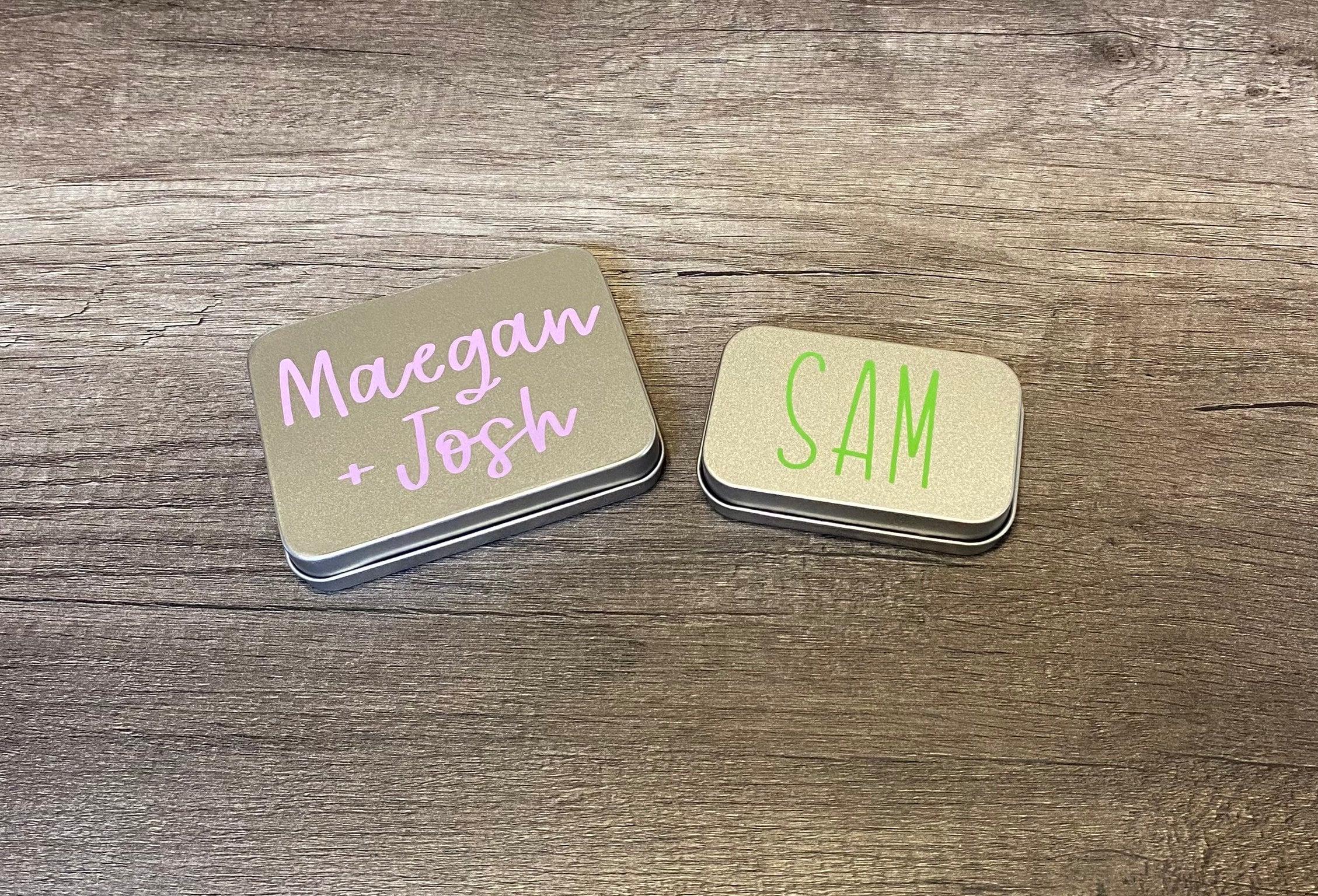 Gift Card Box Personalized Gift Card Tin Gift Box Custom | Etsy