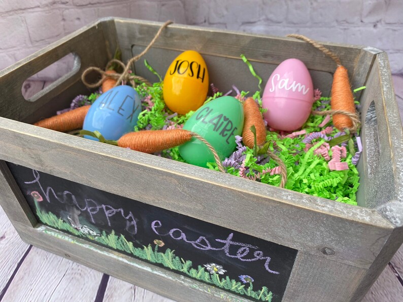 Personalized Easter Egg Set Personalized Eggs Kids Easter - Etsy