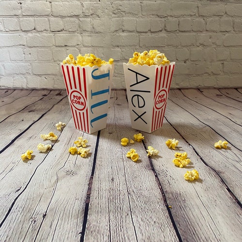 Personalized Popcorn Bucket Custom Family Gift Personalized - Etsy